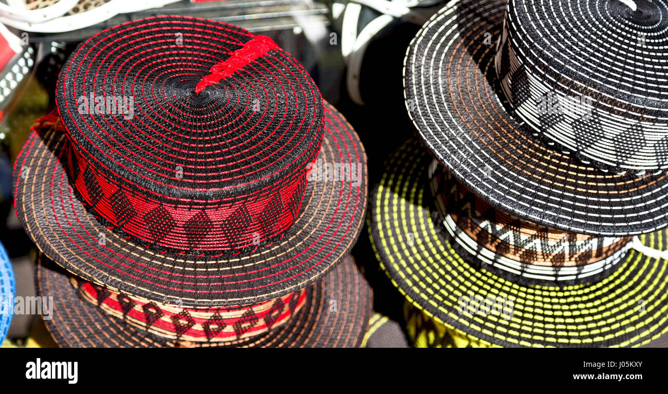 blur in south africa close up of the colored hat like texture ...