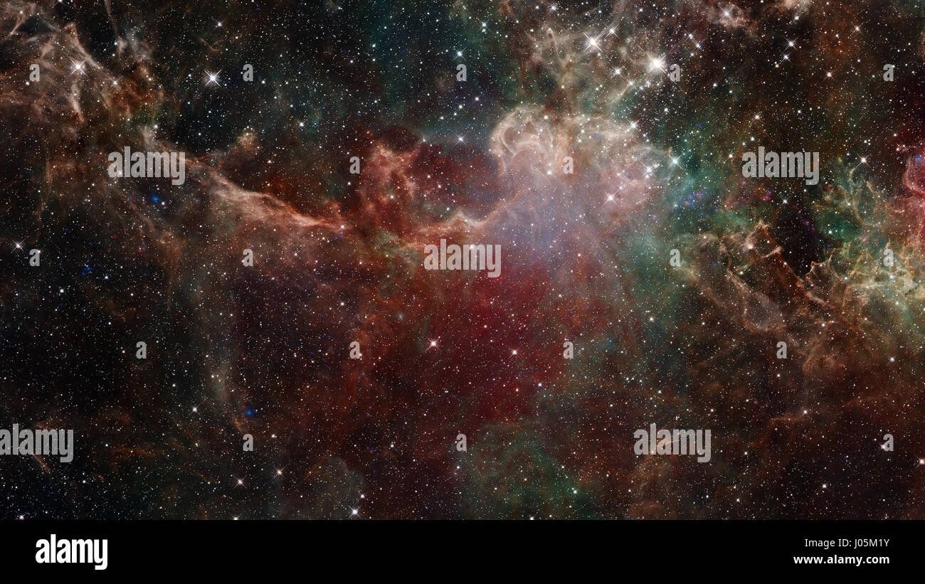 Universe filled with stars, galaxy and nebula. Elements of this image ...