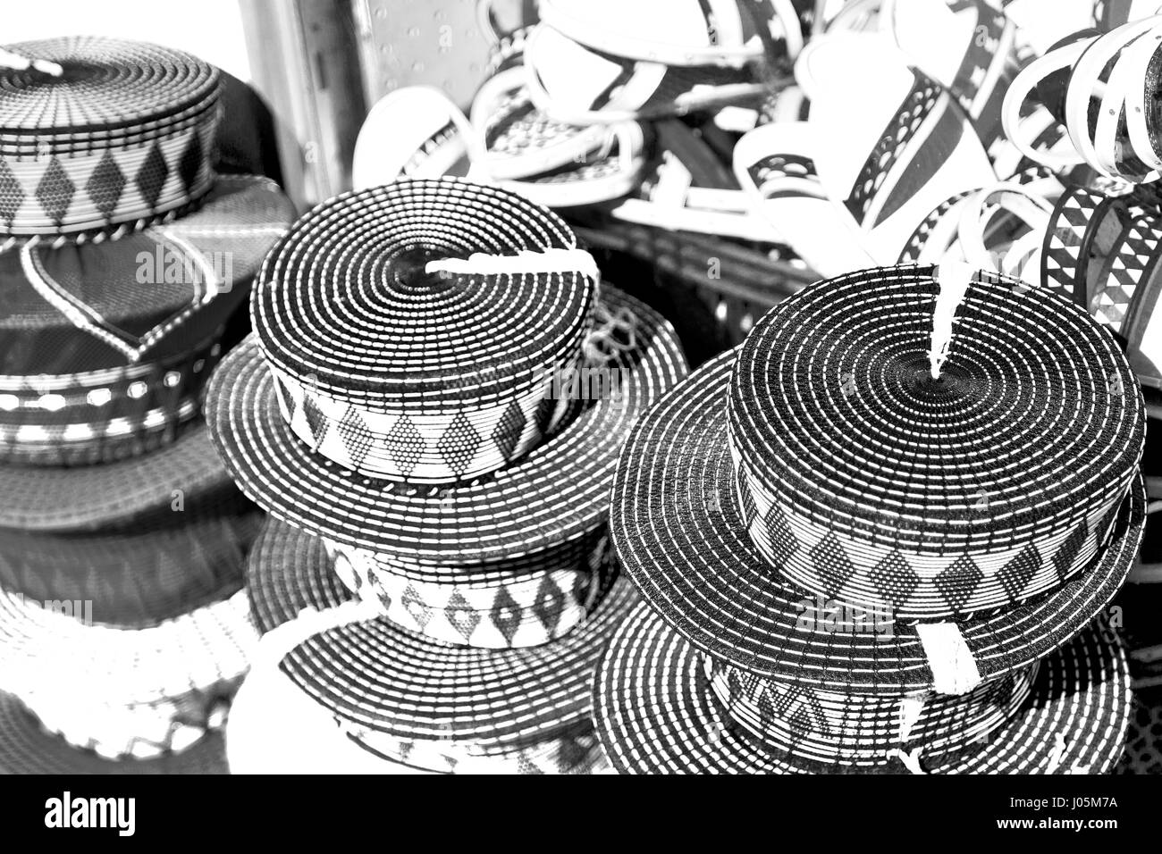 blur in south africa close up of the colored hat like texture ...