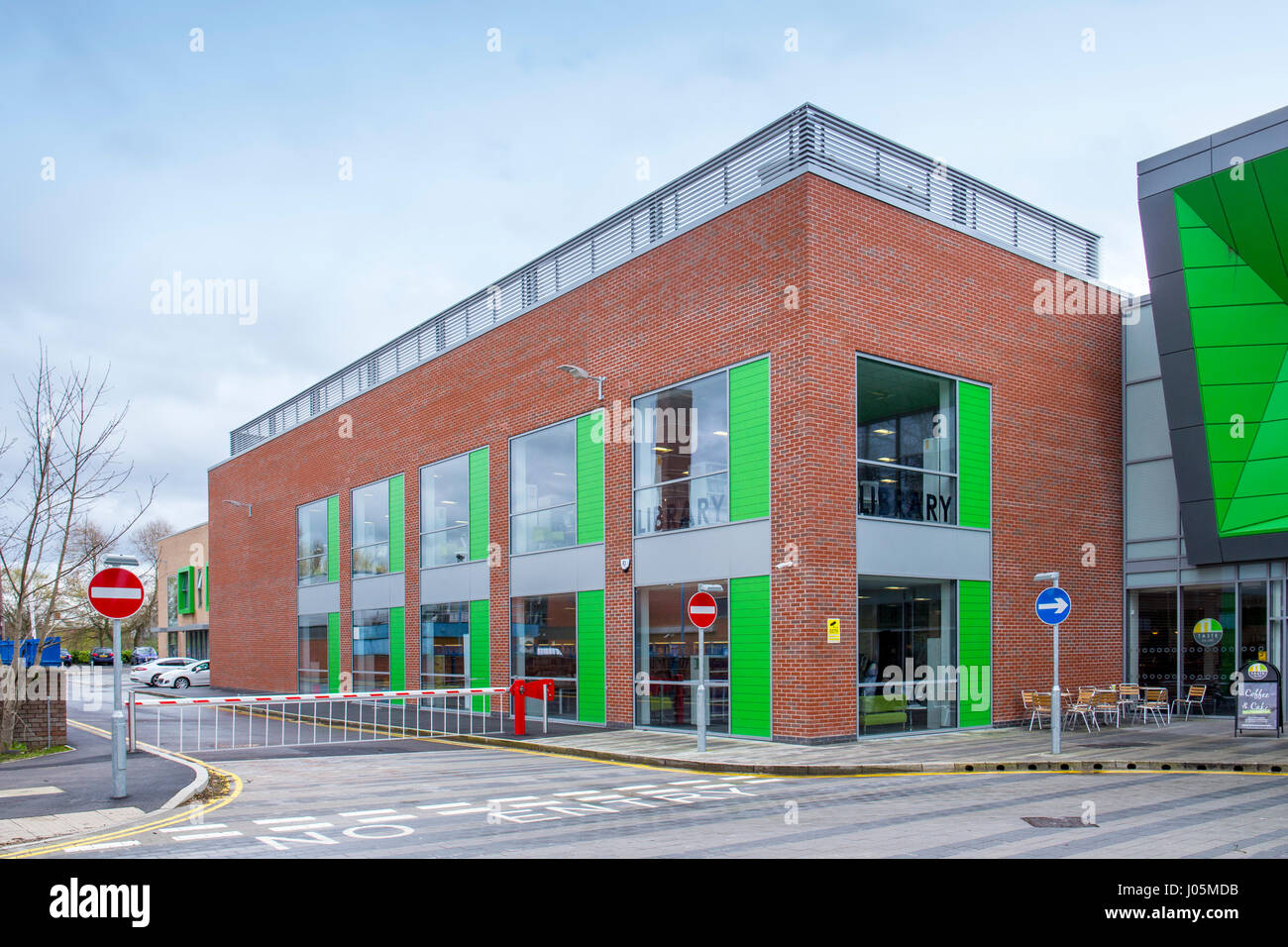 Crewe Library and Crewe Lifestyle Centre, Cheshire UK Stock Photo ...
