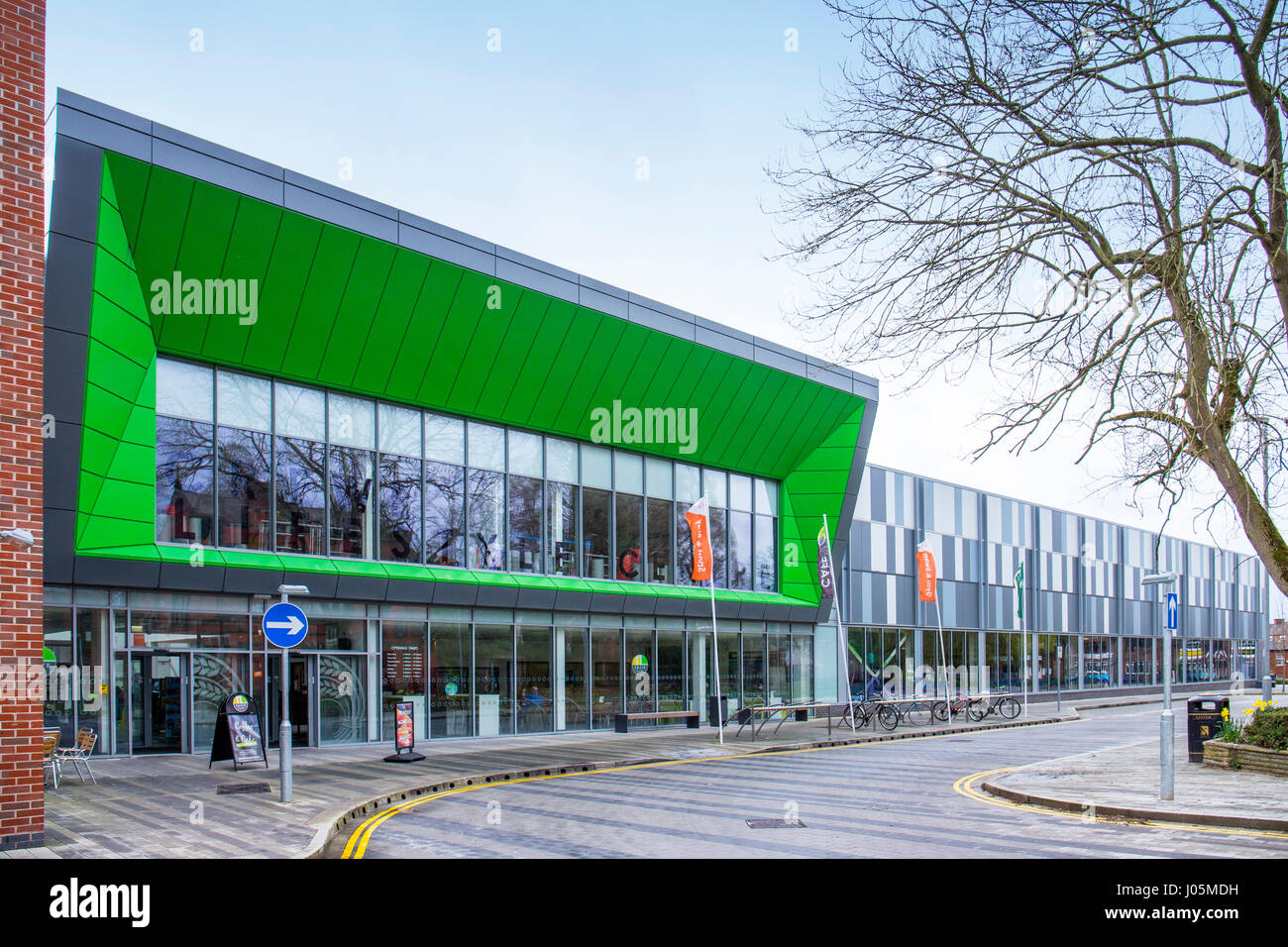 Crewe Library and Crewe Lifestyle Centre, Cheshire UK Stock Photo - Alamy