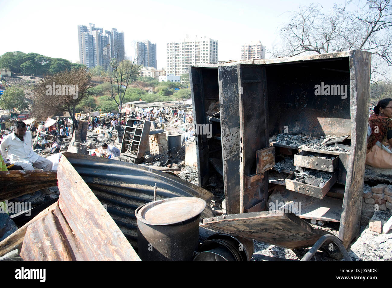 Buildings damaged by fire hi-res stock photography and images - Alamy