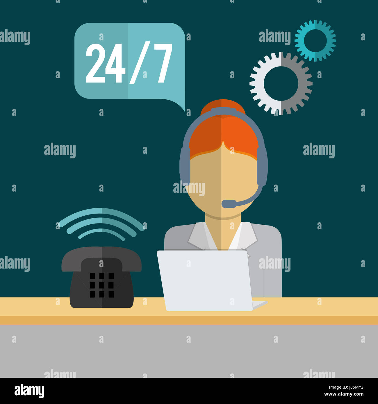 Woman headphone bubble hi-res stock photography and images - Alamy