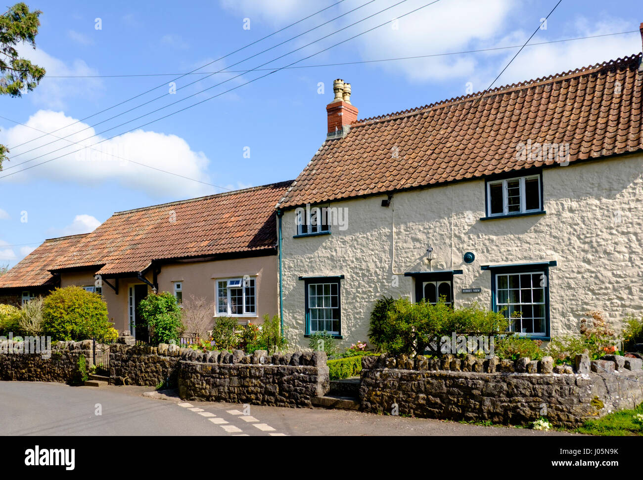 Ubley village in the Chew Valey somersetEngland UK Stock Photo - Alamy