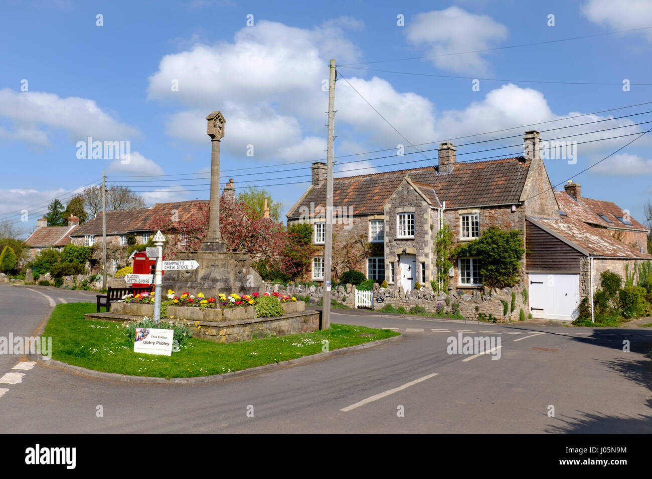 Ubley village in the Chew Valey somersetEngland UK Stock Photo - Alamy