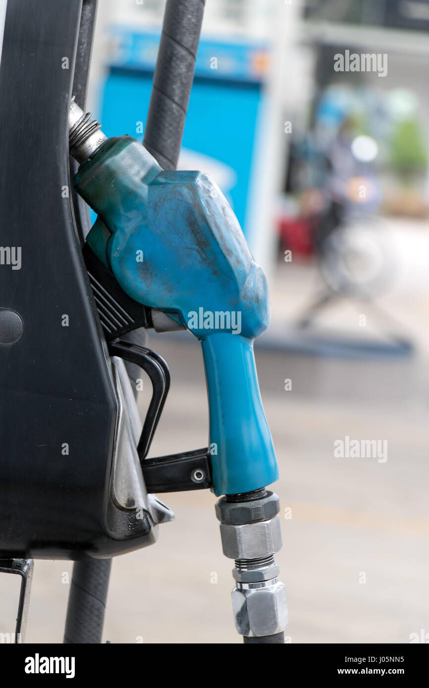 Filling station with pumps. Fuel dispensers LPG Stock Photo - Alamy