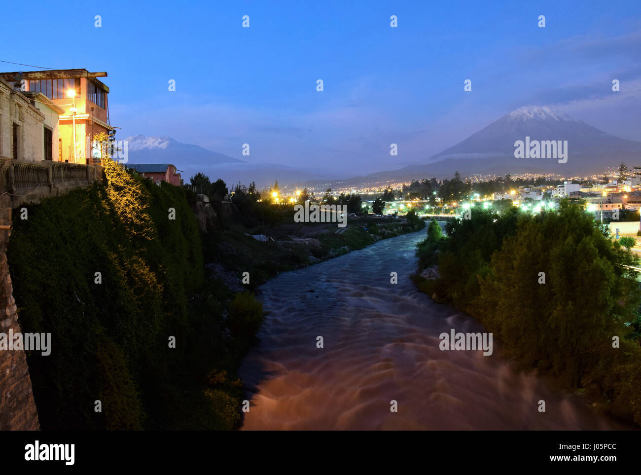 View of volcano Misti in Arequipa, peru Stock Photo - Alamy