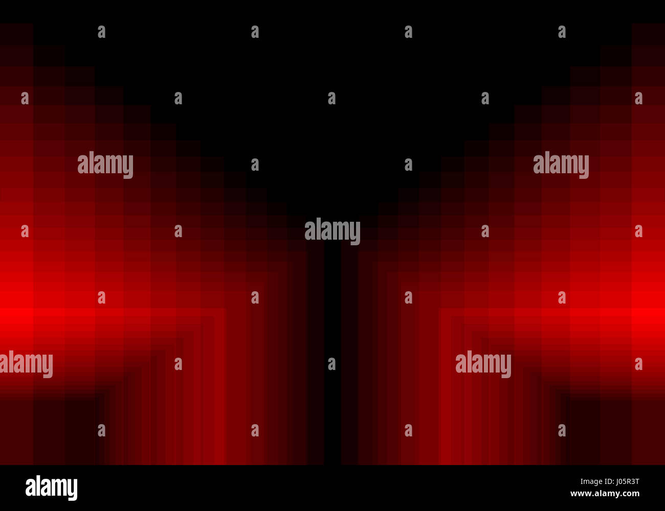 red quadratic pattern in color geometric Stock Photo - Alamy