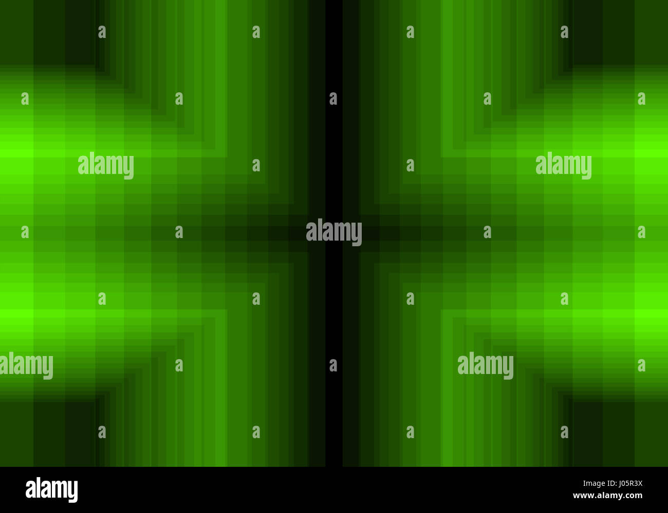 green cross of quadratic pattern in color geometric Stock Photo - Alamy