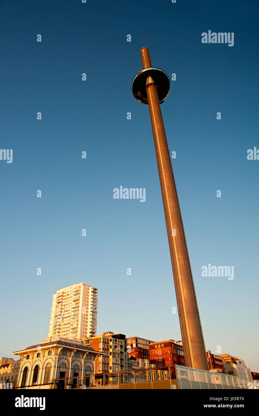 The i360 is the world's tallest moving observation tower and opened in ...