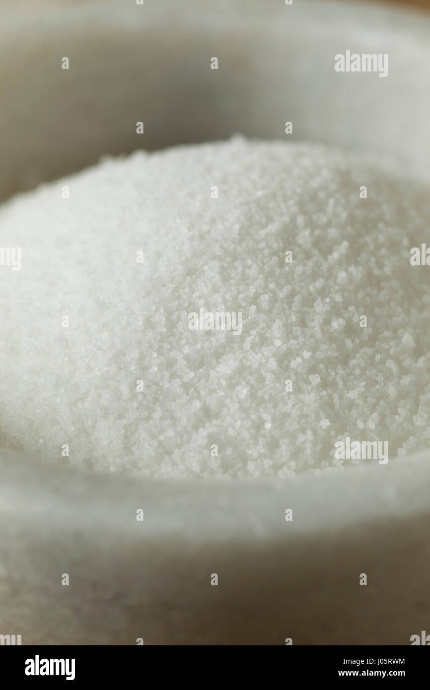 Raw White Granulated Sugar Ready for Baking Stock Photo - Alamy