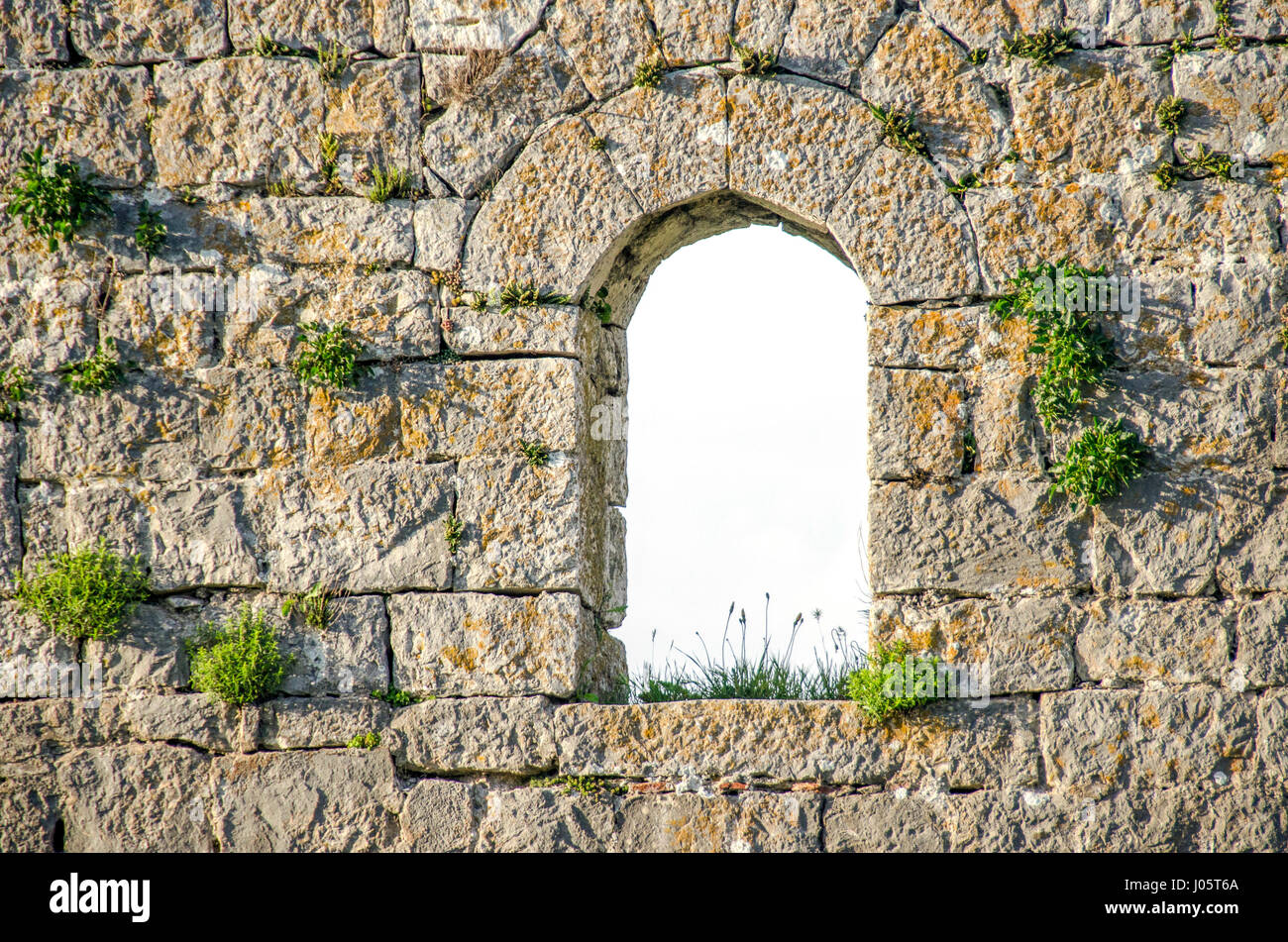 Medieval castle window abstract hi-res stock photography and images - Alamy