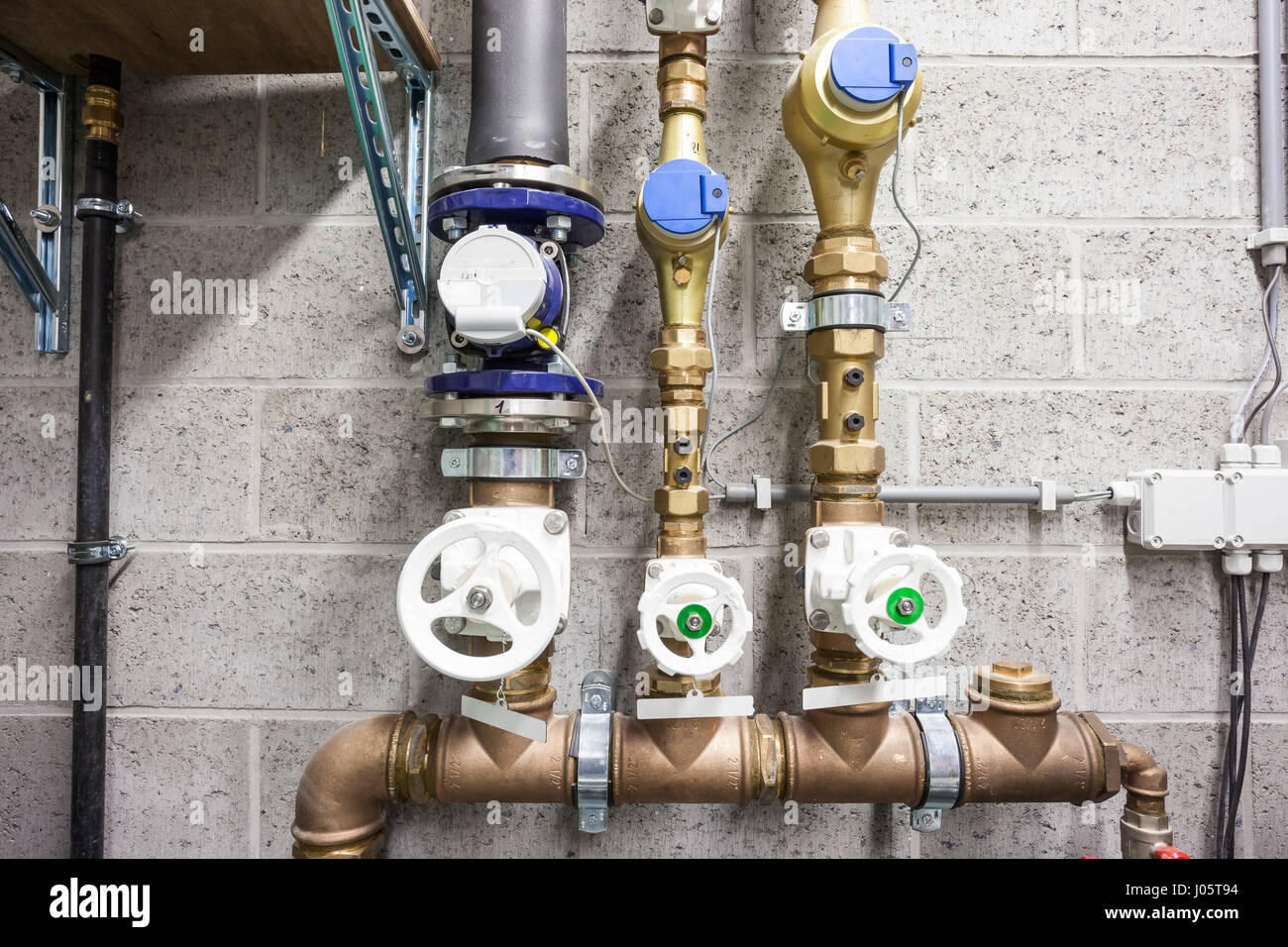 in the technical area, there are boosters for the water pipes of the ...