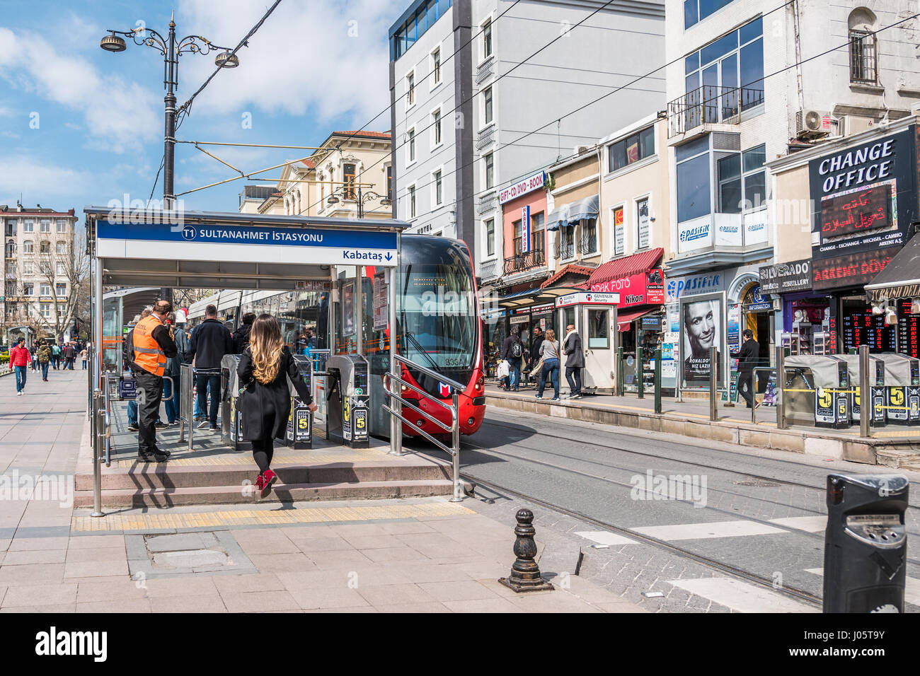 Sultanahmet tram tram station hi-res stock photography and images - Alamy