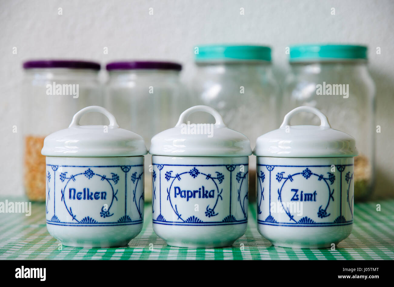 Old spice jars hi-res stock photography and images - Alamy