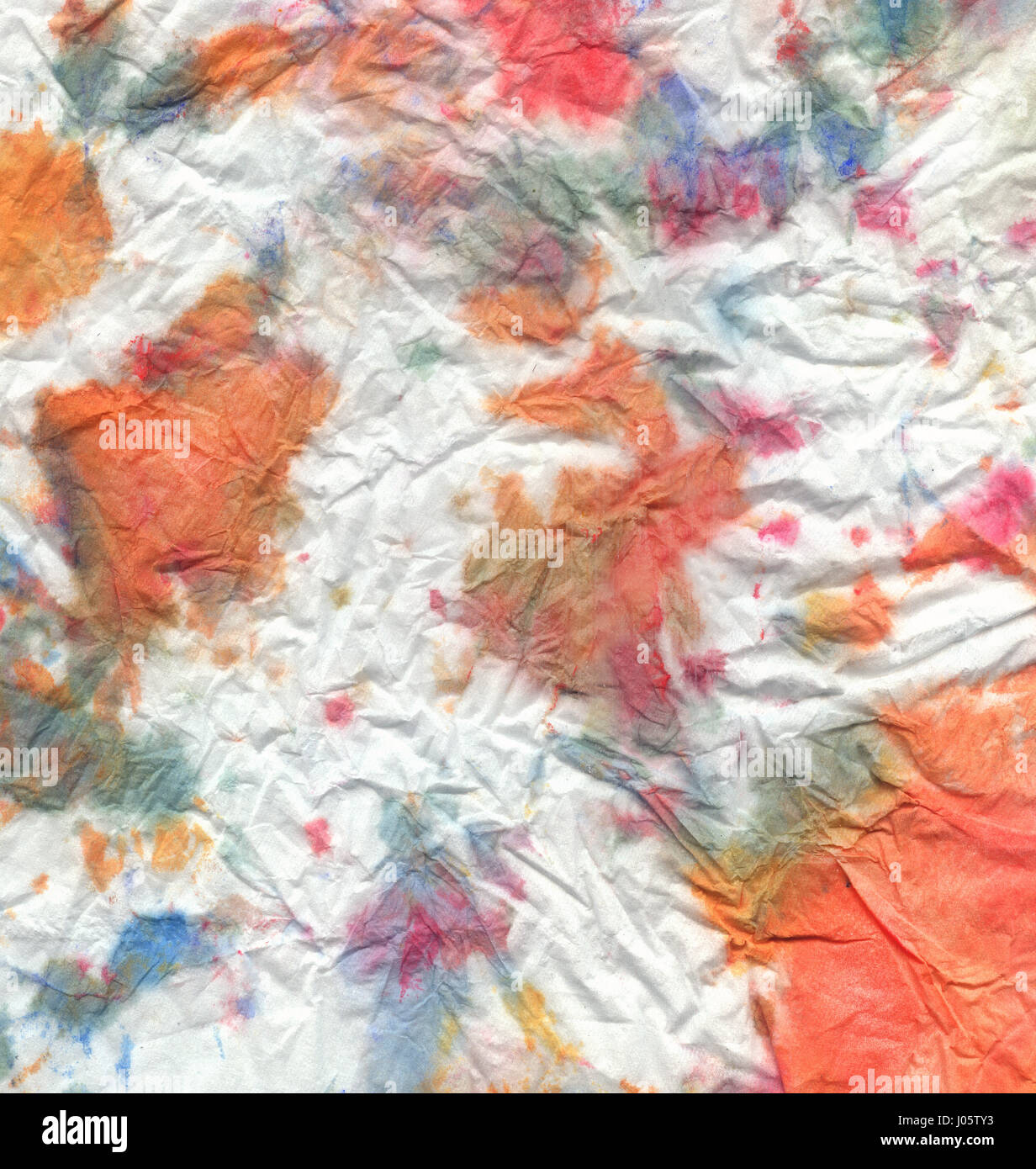 Watercolor multicolored crumpled paper. Template for design Stock Photo ...