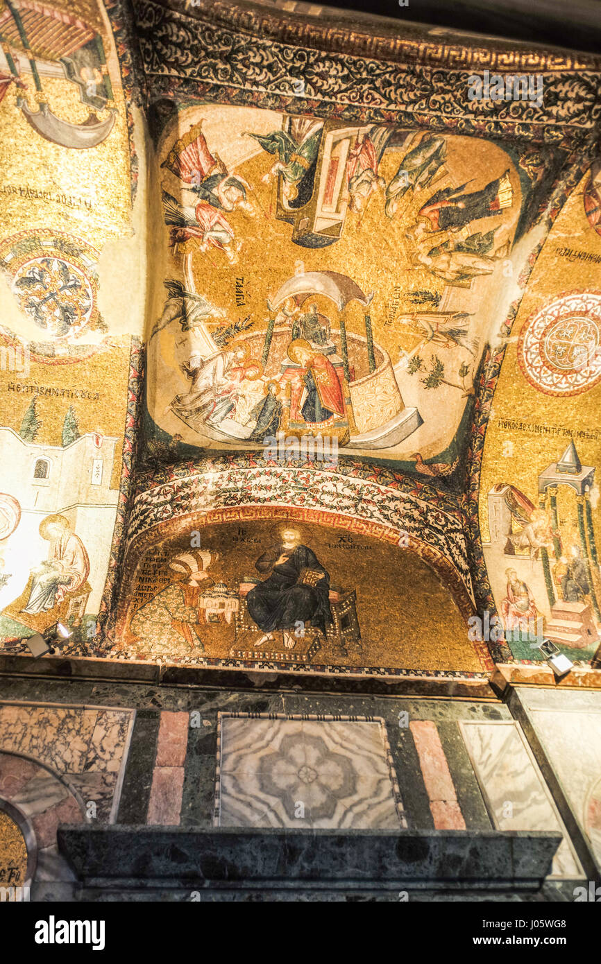 The Church of the Holy Saviour in Chora is a medieval Byzantine Greek ...