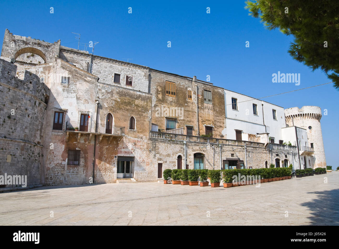 Castle of Conversano. Puglia. Italy Stock Photo - Alamy