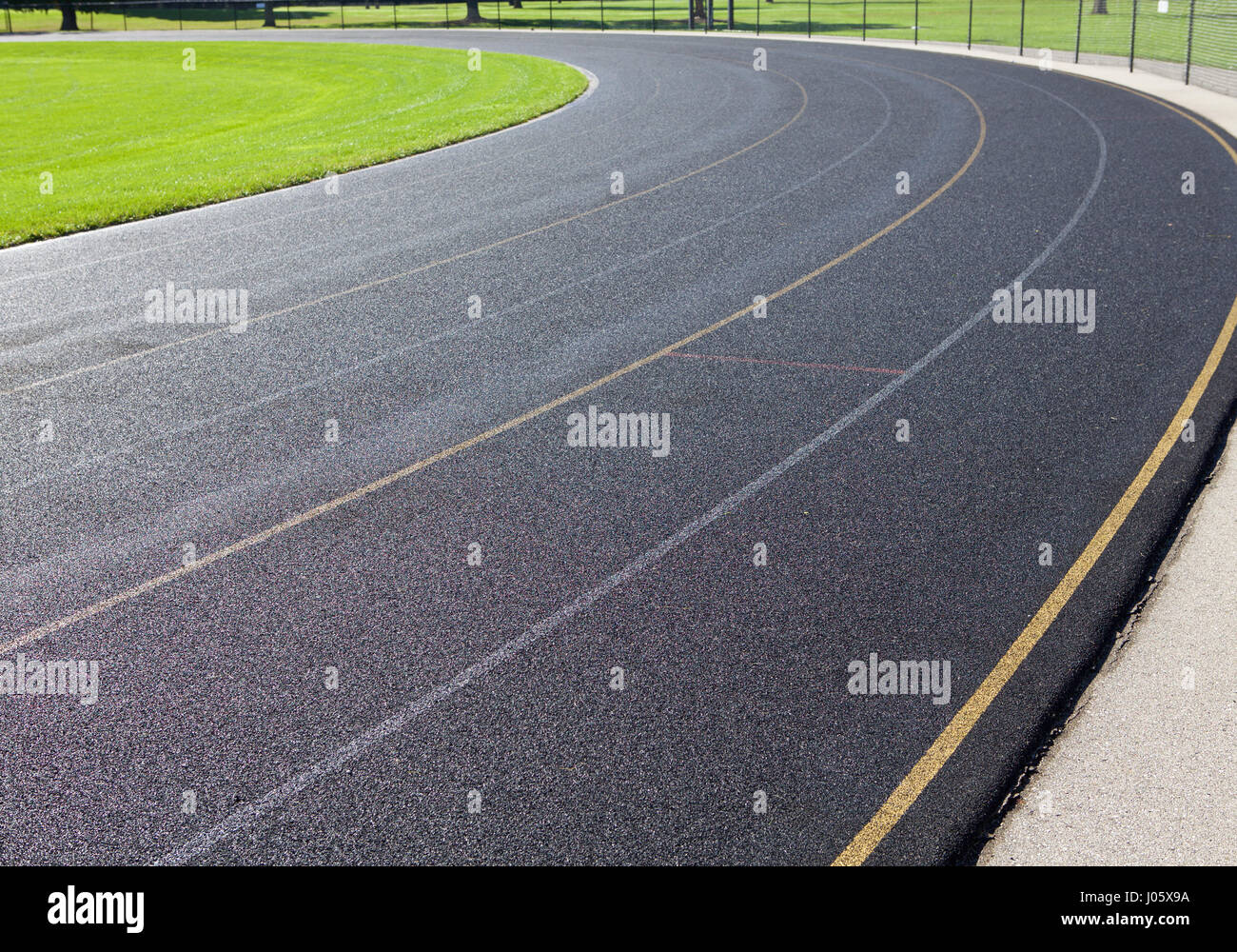 Cropped photo of a running track Stock Photo - Alamy