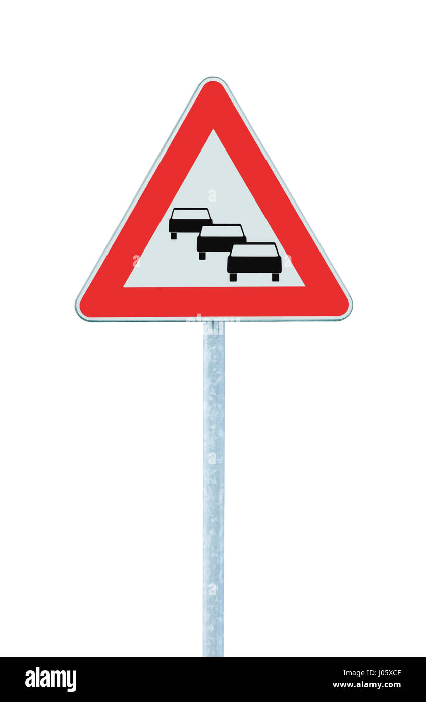 Traffic Delays Warning Sign High Resolution Stock Photography and ...