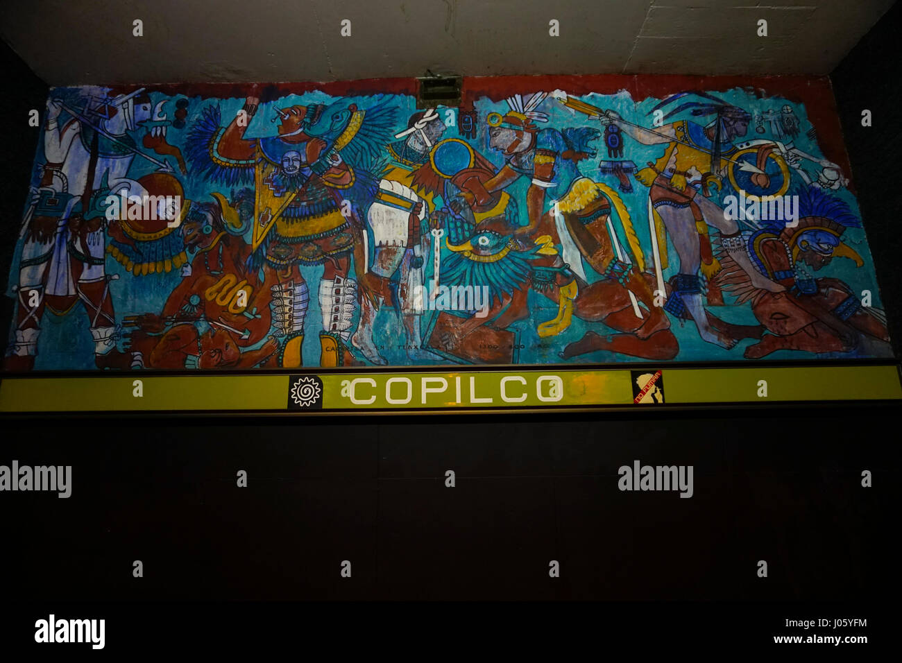 Copilco metro station in mexico hi-res stock photography and images - Alamy