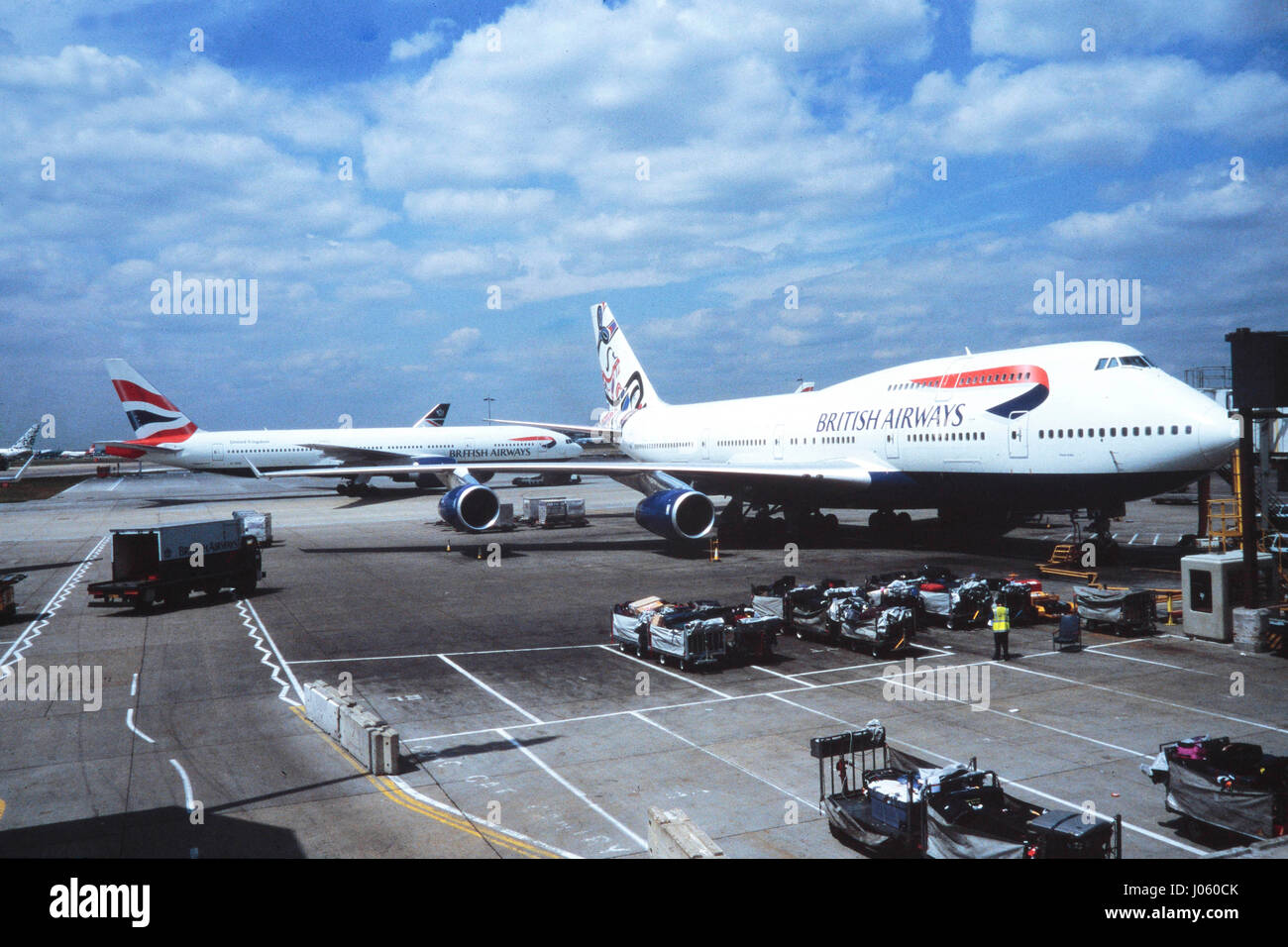 British airways jumbo jet on tarmac, london, uk Stock Photo - Alamy