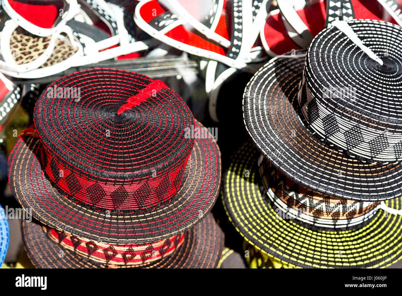 blur in south africa close up of the colored hat like texture ...