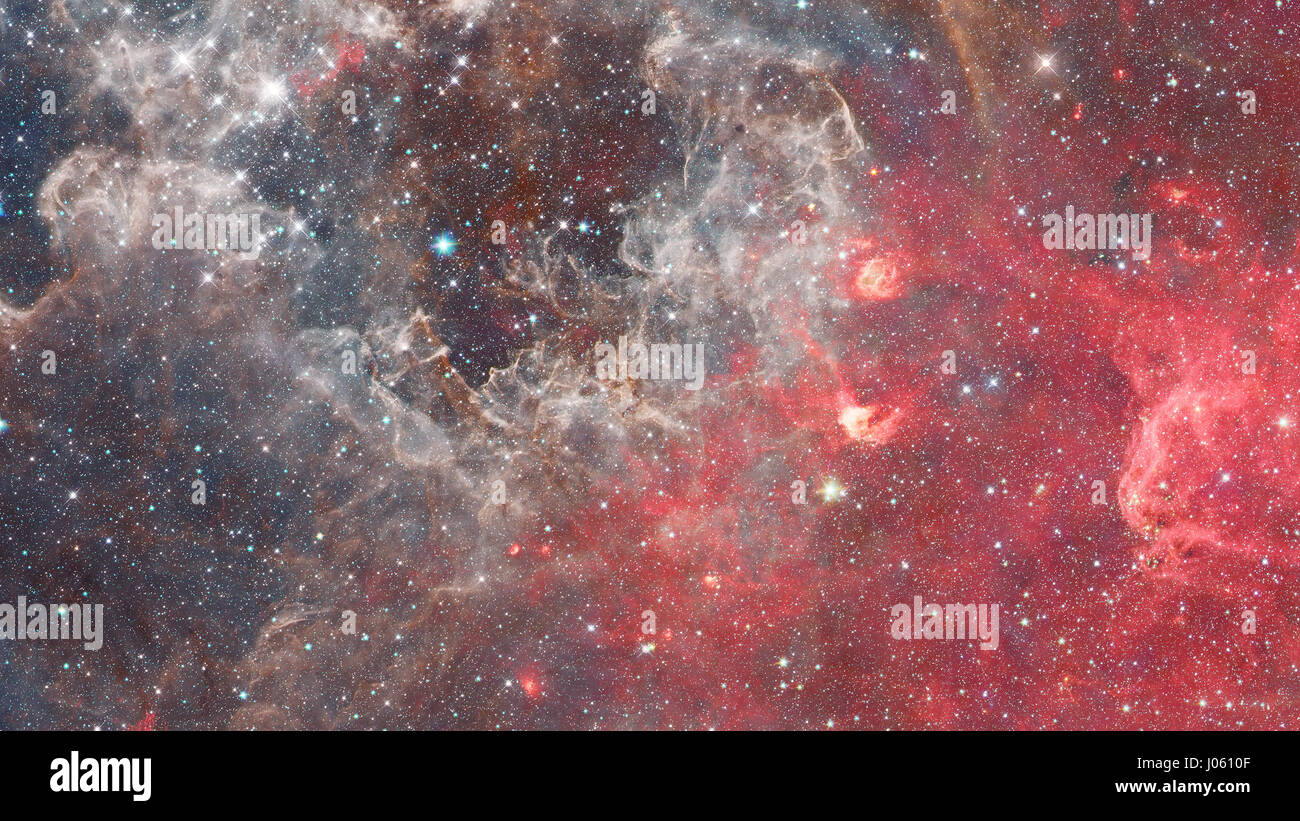 Remnant of the supernova explosion. Elements of this image furnished by ...
