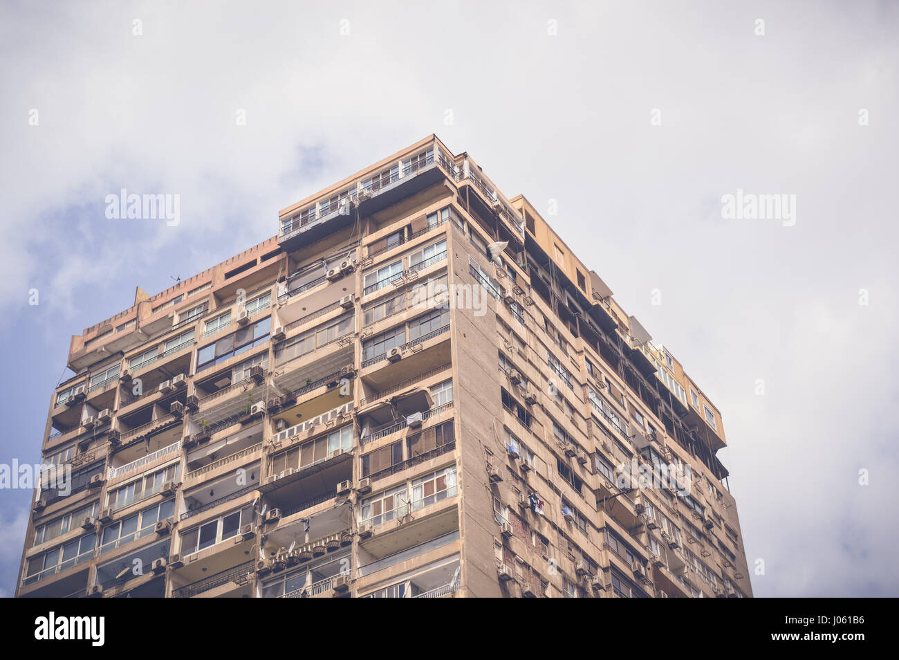 high buidling with view of sky background Stock Photo - Alamy