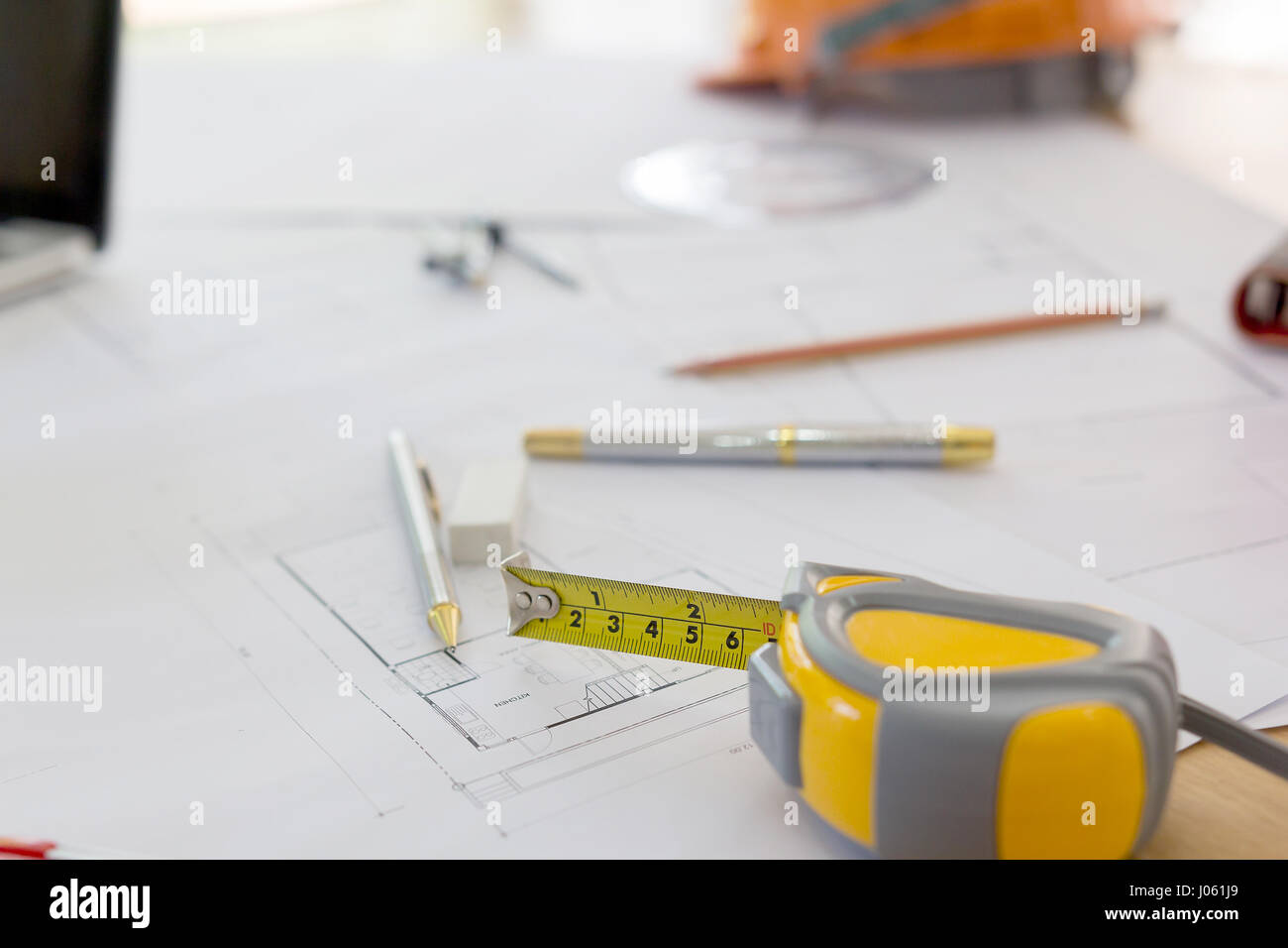 Modern house architecture pen plan hi-res stock photography and images ...