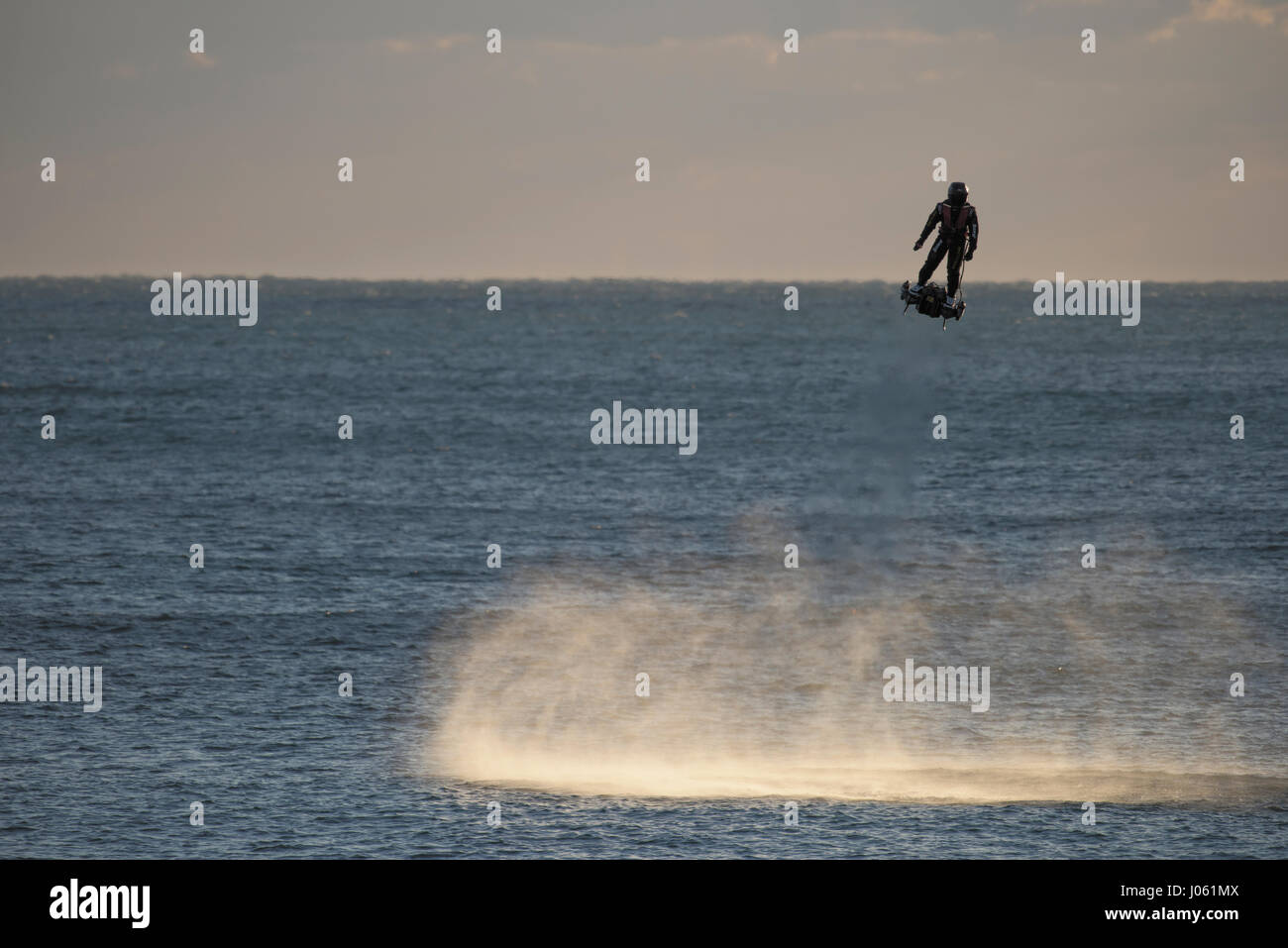 NEW FOOTAGE of an incredible hoverboard device which can fly the user ...