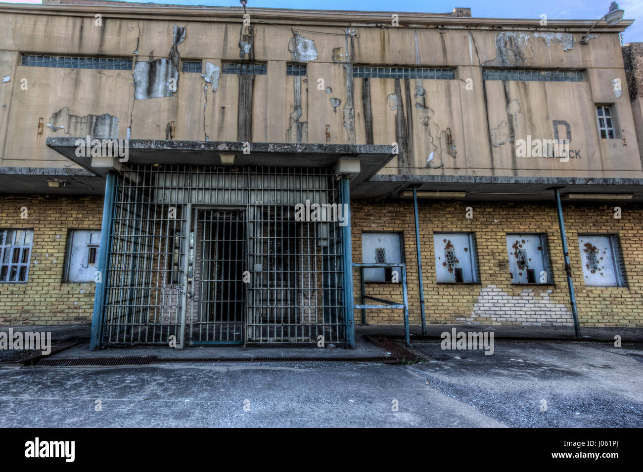 The abandoned prison's D block. THE HAUNTING remains of the once ...