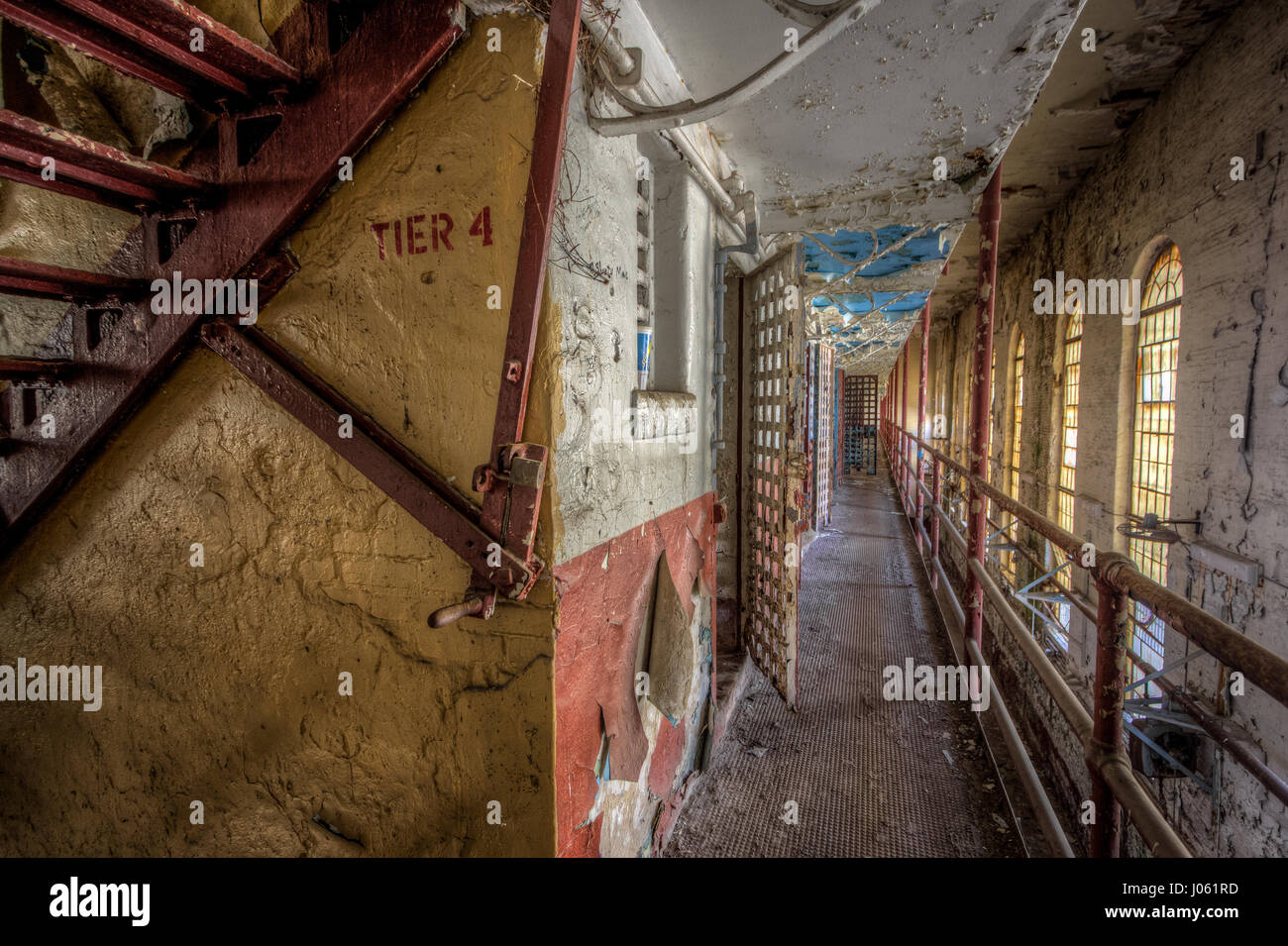 Cells inside the lost prison. THE HAUNTING remains of the once bustling ...