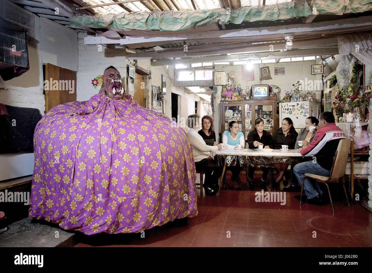 EYE-OPENING images recreate the monsters that haunt Mexicans who follow ...