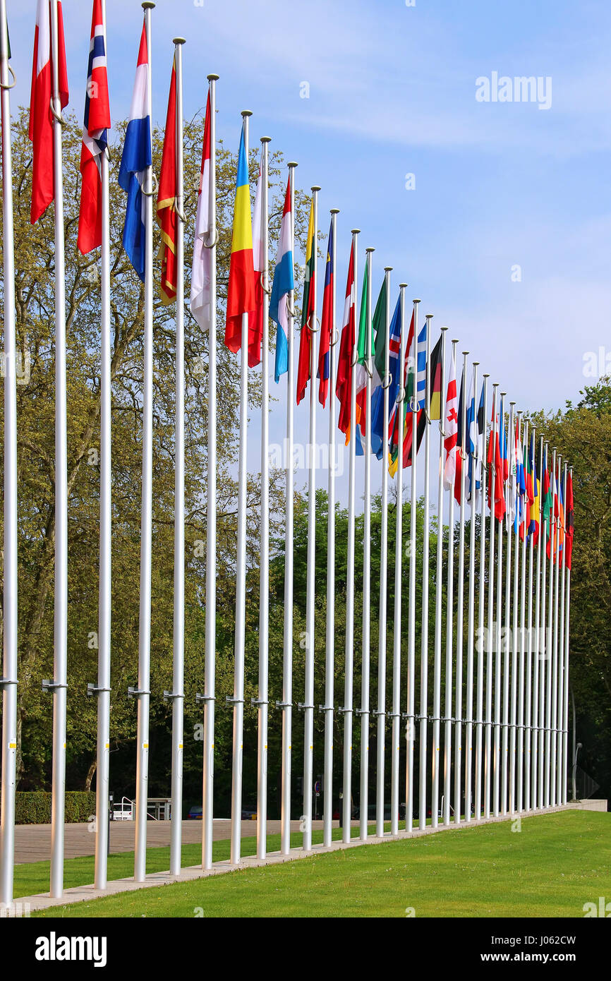 Flags of european countries hi-res stock photography and images - Alamy