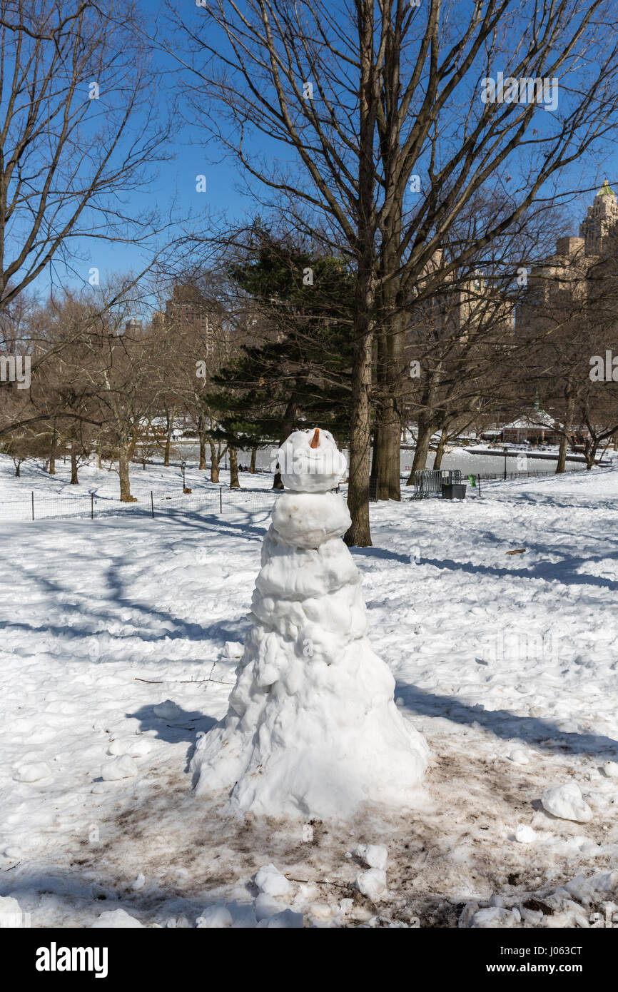 Snowman carrot nose in snowy hi-res stock photography and images - Alamy