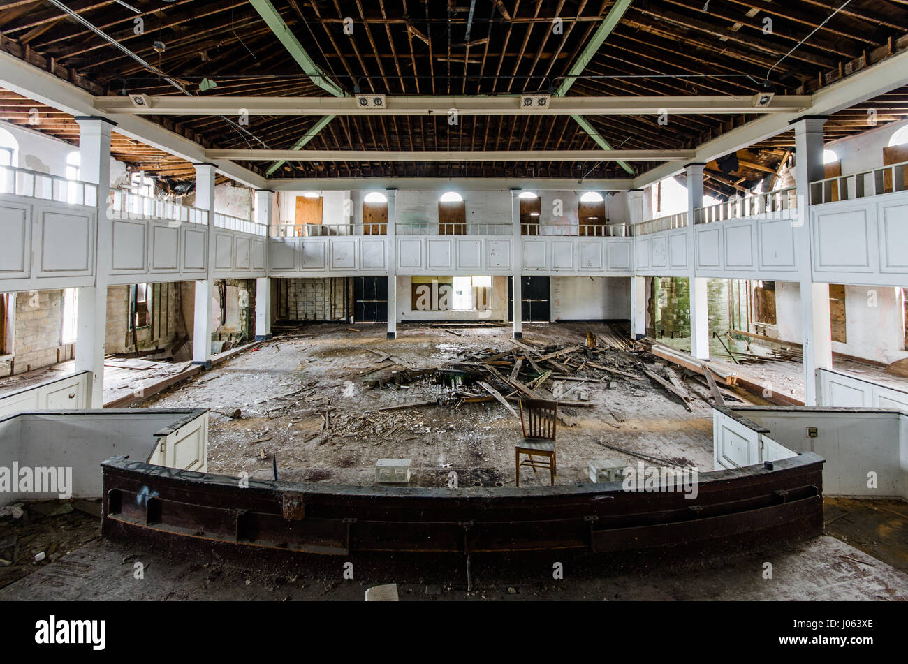 MIAMI, FLORIDA, USA: EERIE photographs have revealed the decaying ...