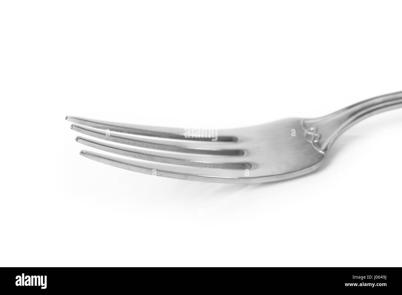 Fork isolated on white background Stock Photo - Alamy