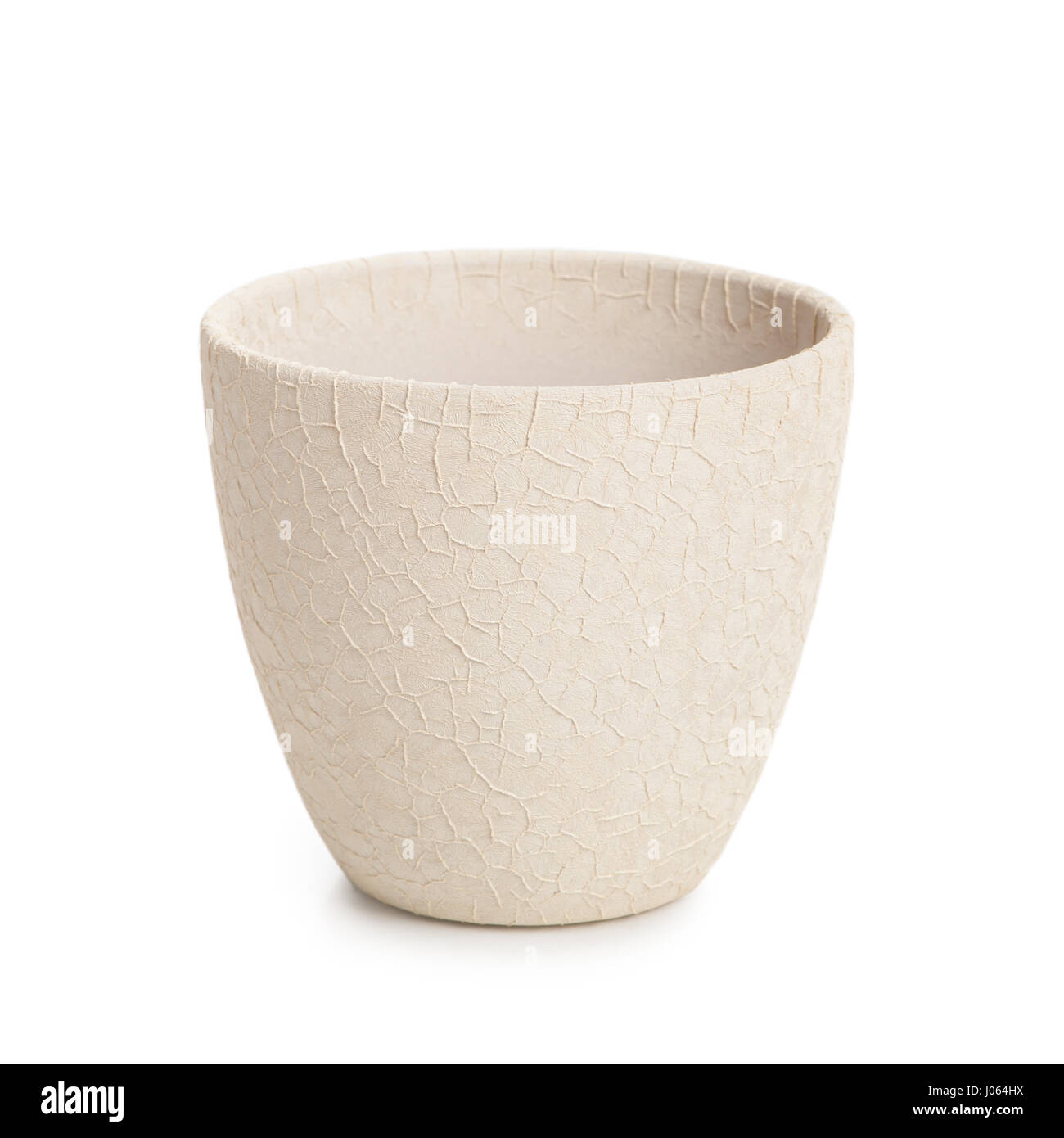 Empty pot isolated on white background Stock Photo - Alamy