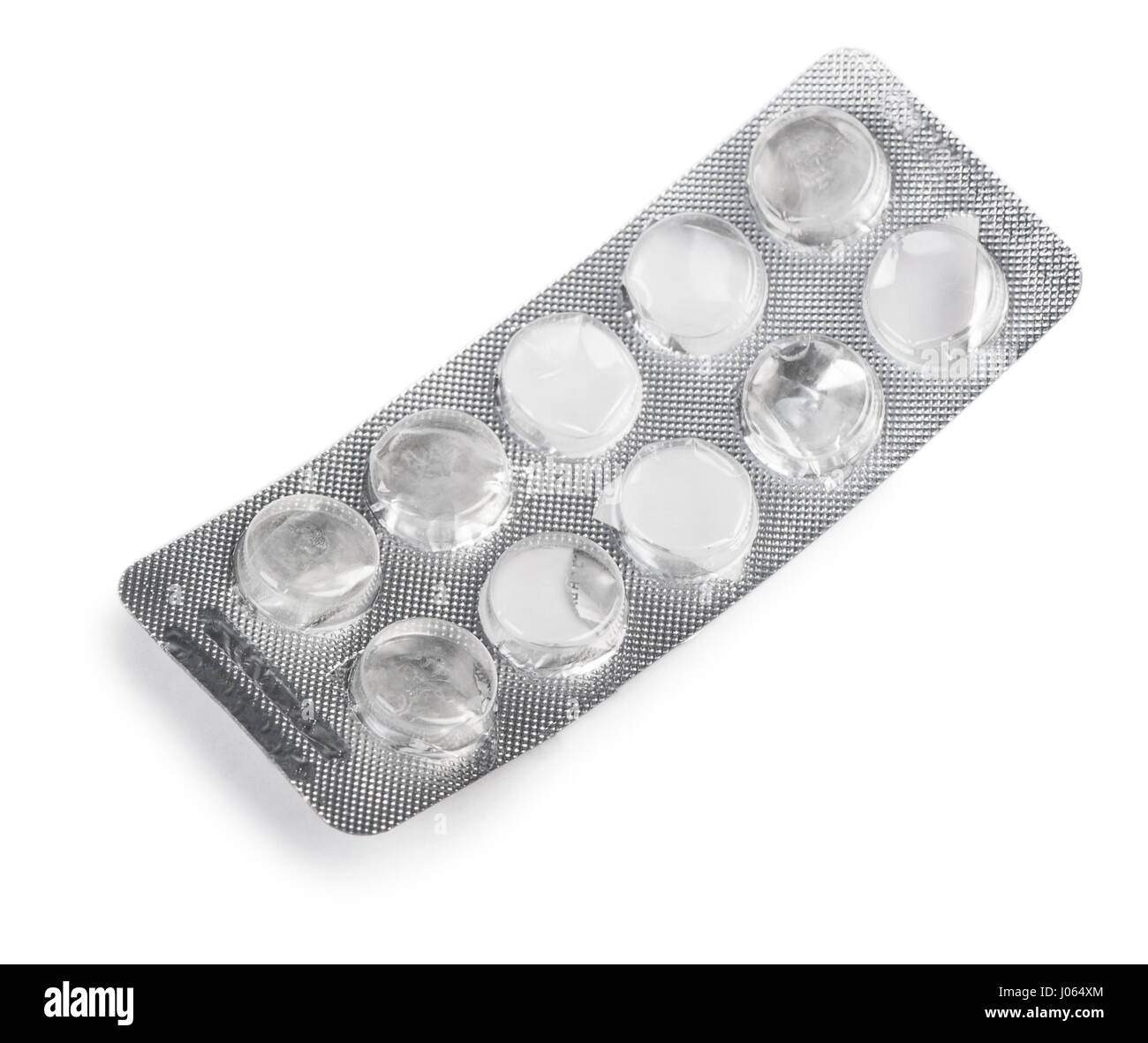 Empty blister pack pills Cut Out Stock Images & Pictures - Alamy