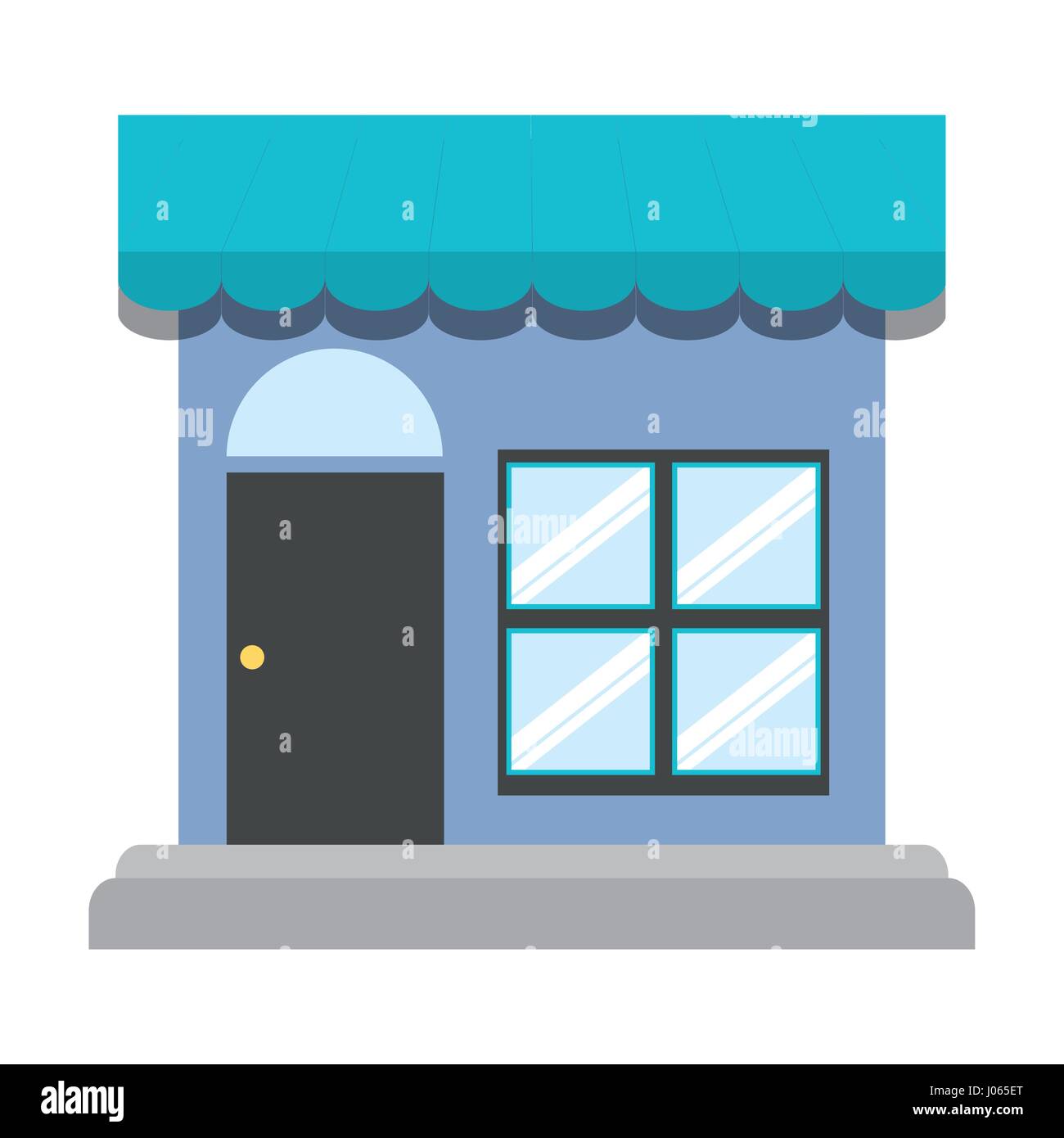 Storefront facade icon image Cut Out Stock Images & Pictures - Alamy