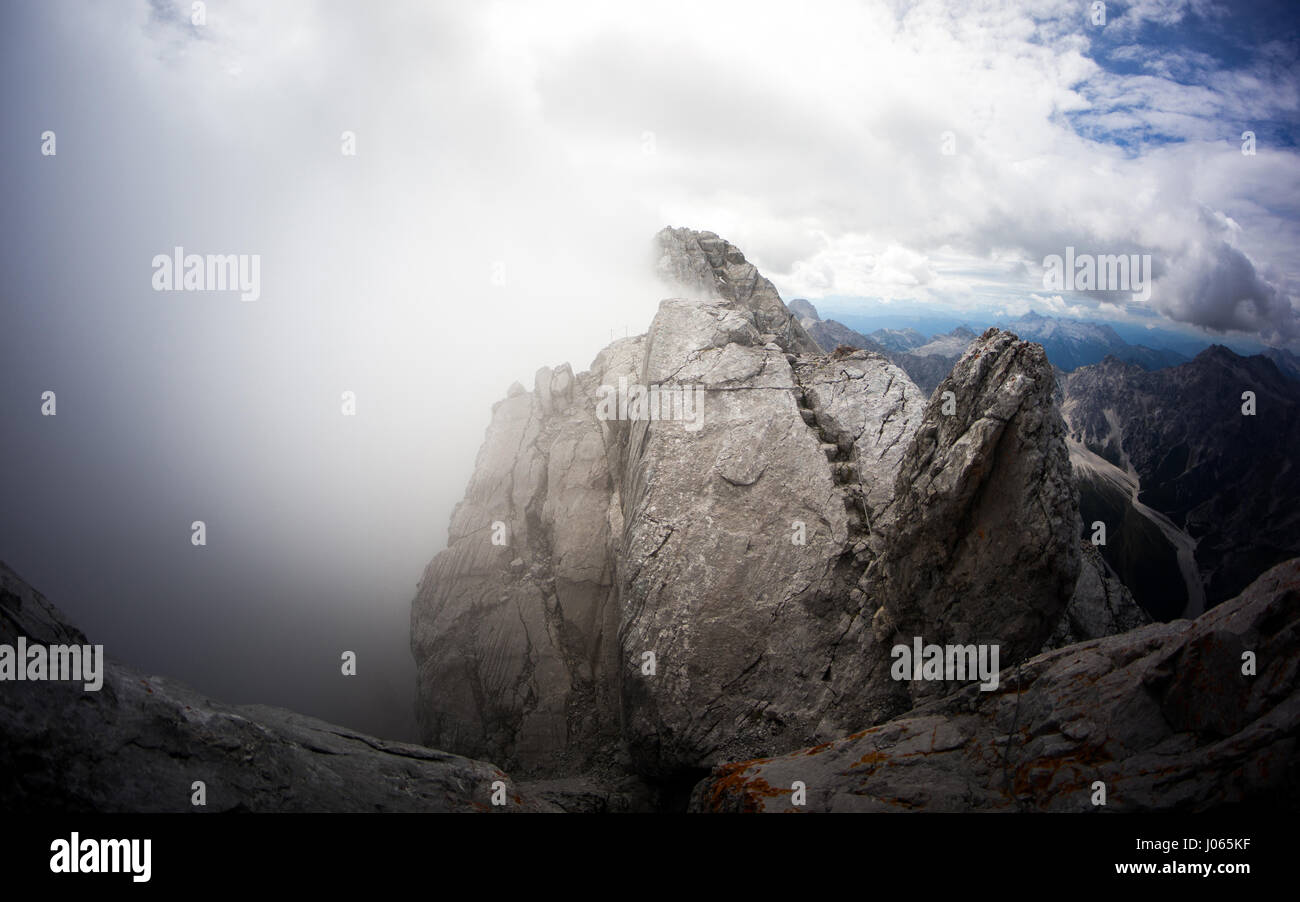 The breathtaking view of the Watzmann Mountain in Bavaria, Germany ...