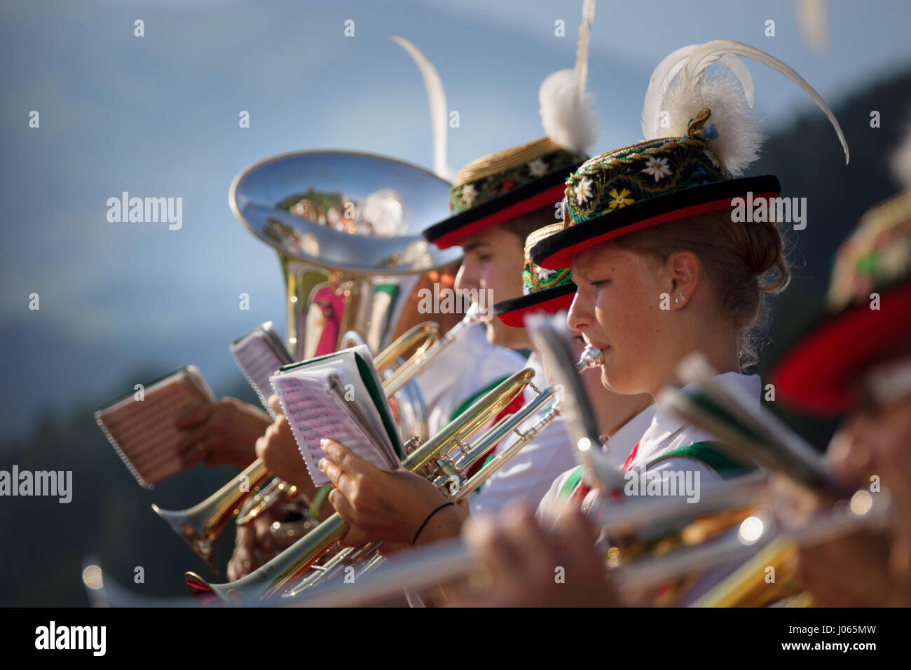 Austrian brass band hi-res stock photography and images - Alamy