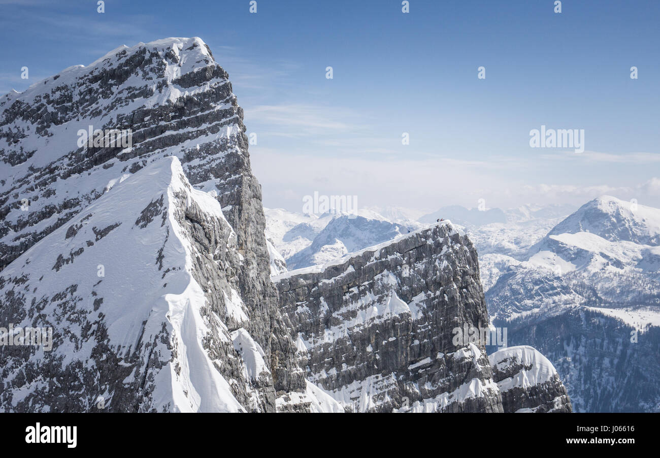 The breathtaking view of the Watzmann Mountain in Bavaria, Germany ...