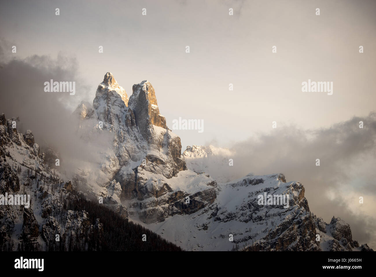 The Dolomite Mountains in Northeastern Italy Stock Photo - Alamy
