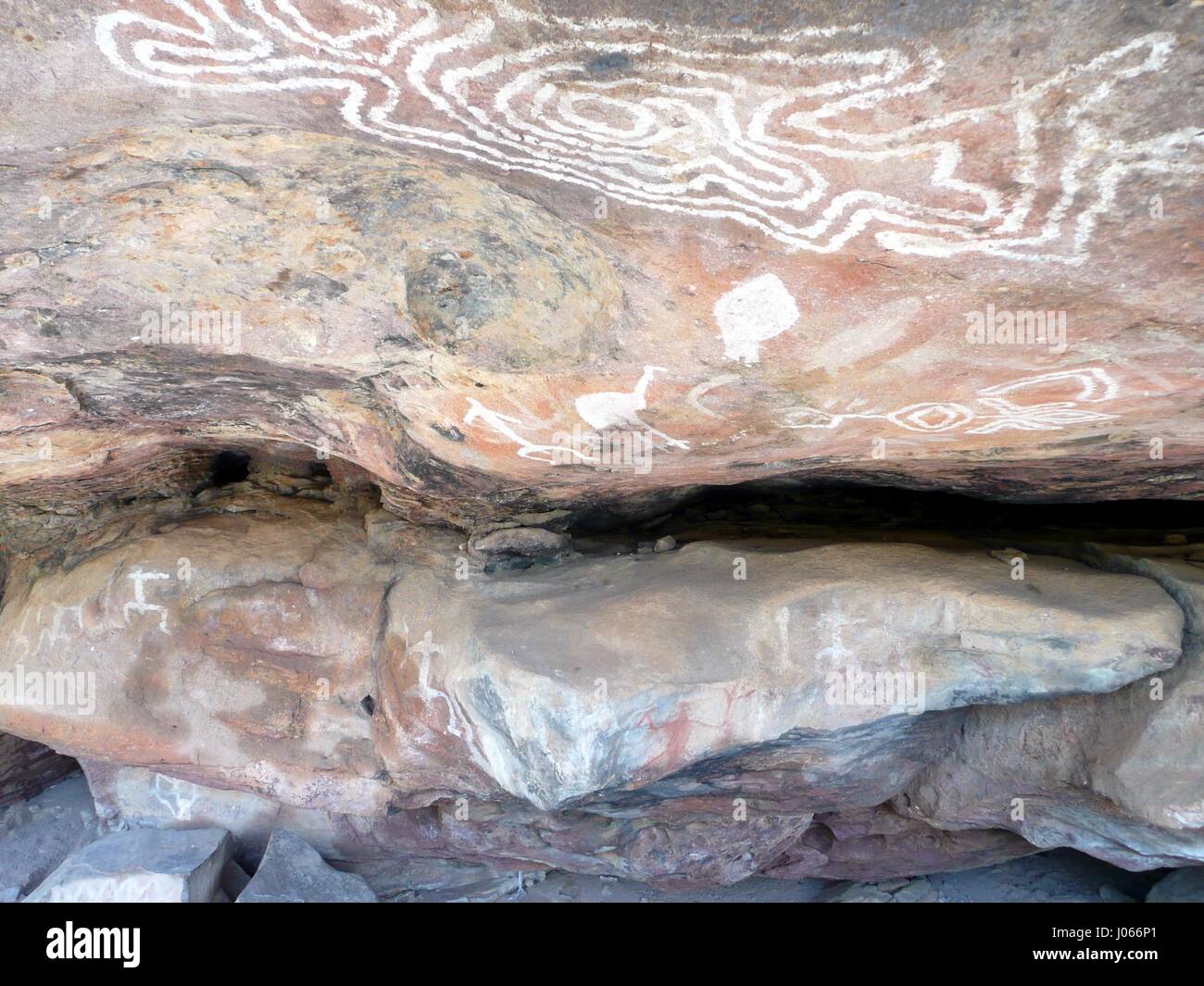Aboriginal Rock Paintings Stock Photo - Alamy