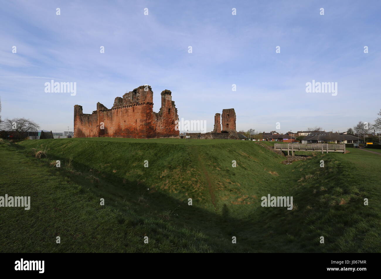 Ruin of Penrith Castle Cumbria UK April 2017 Stock Photo - Alamy