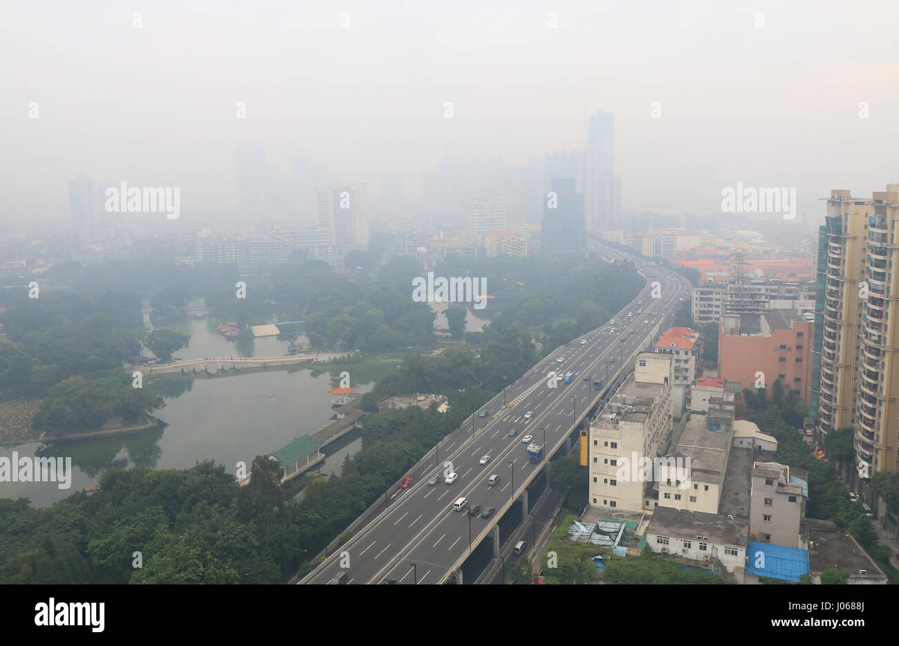 Guangzhou China Pollution