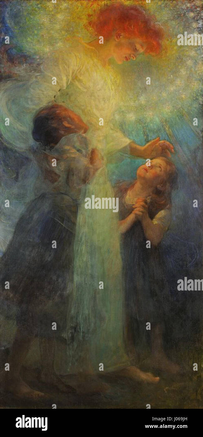 'Strážní anděl' by František Brunner is a work depicting a guardian ...