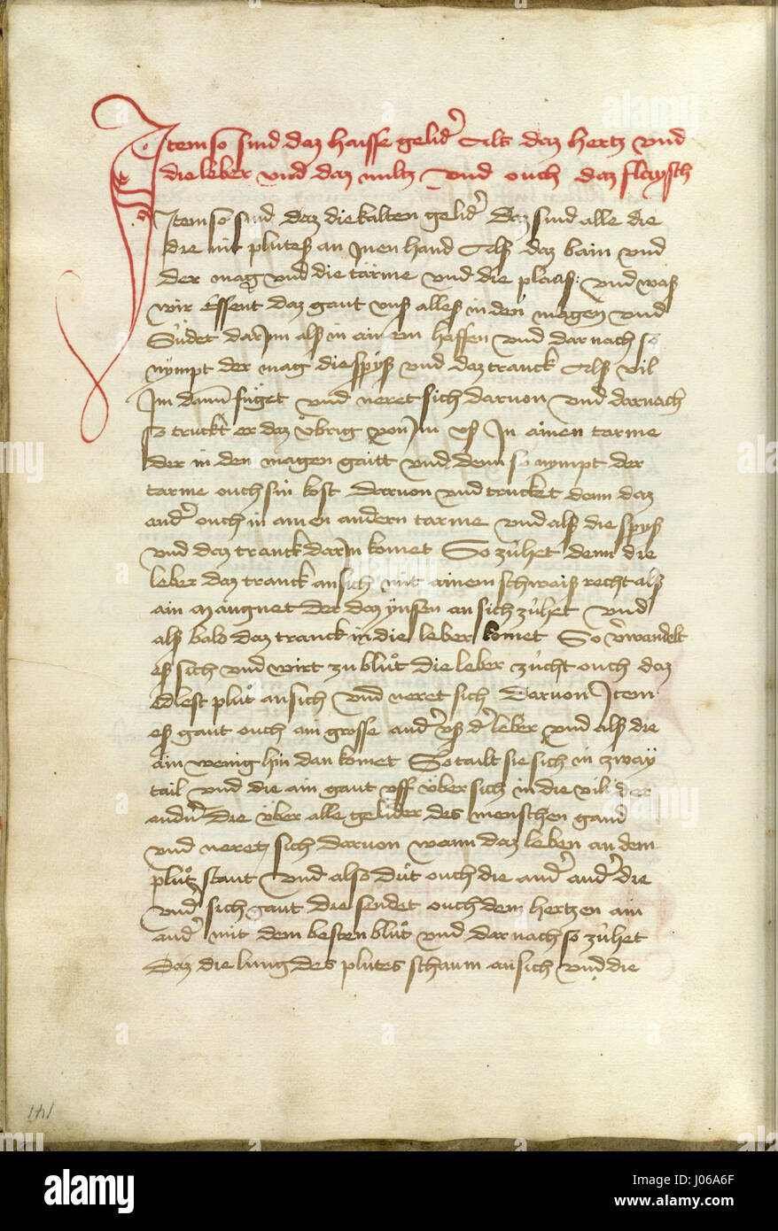 'Ms.Thott.290.2§ 141r' is a manuscript page from the 15th century ...